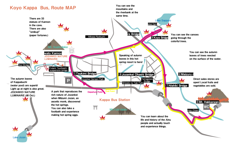 See five great views of autumn leaves in Jozankei by bus – Jozankei ...